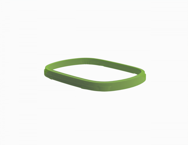 Collar color anise green for Euroduo container - Europlastiques